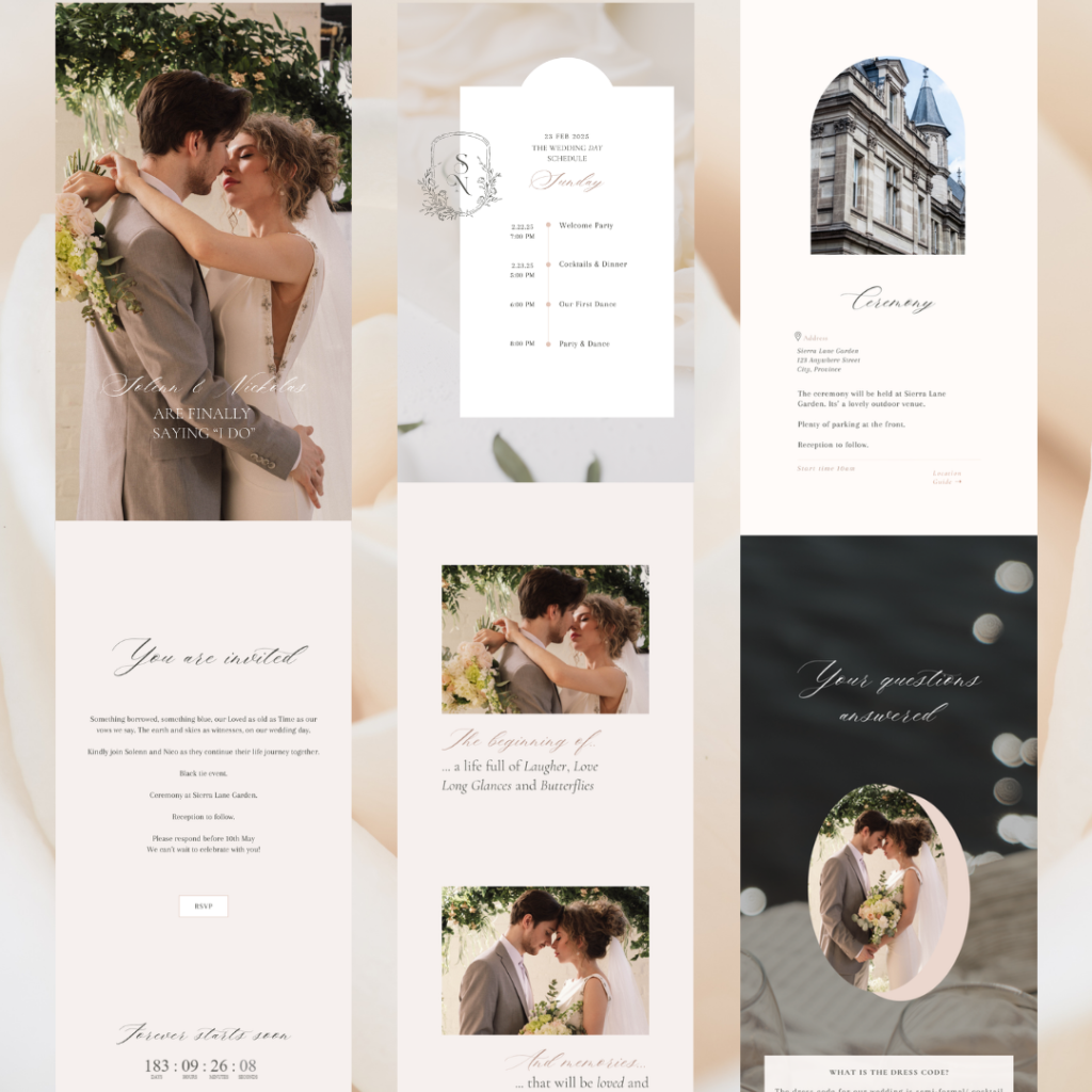 Lover Wedding Website - Love, D. Concepts